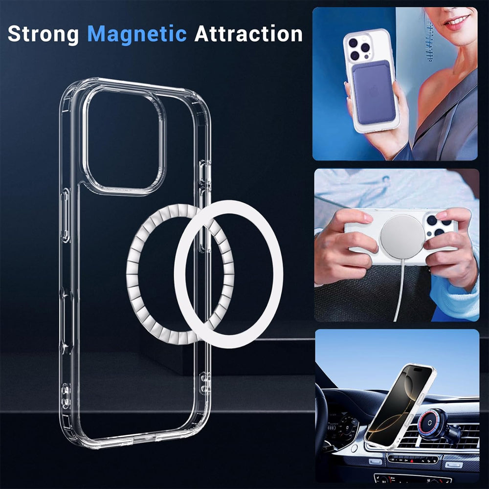 Magsafe Compatible Clear Case for iPhone 16 Pro – Screenhug